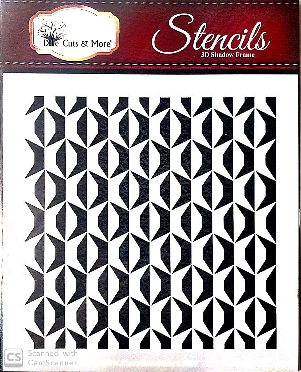 3D SHADOW FRAME STENCIL - Die Cuts & More