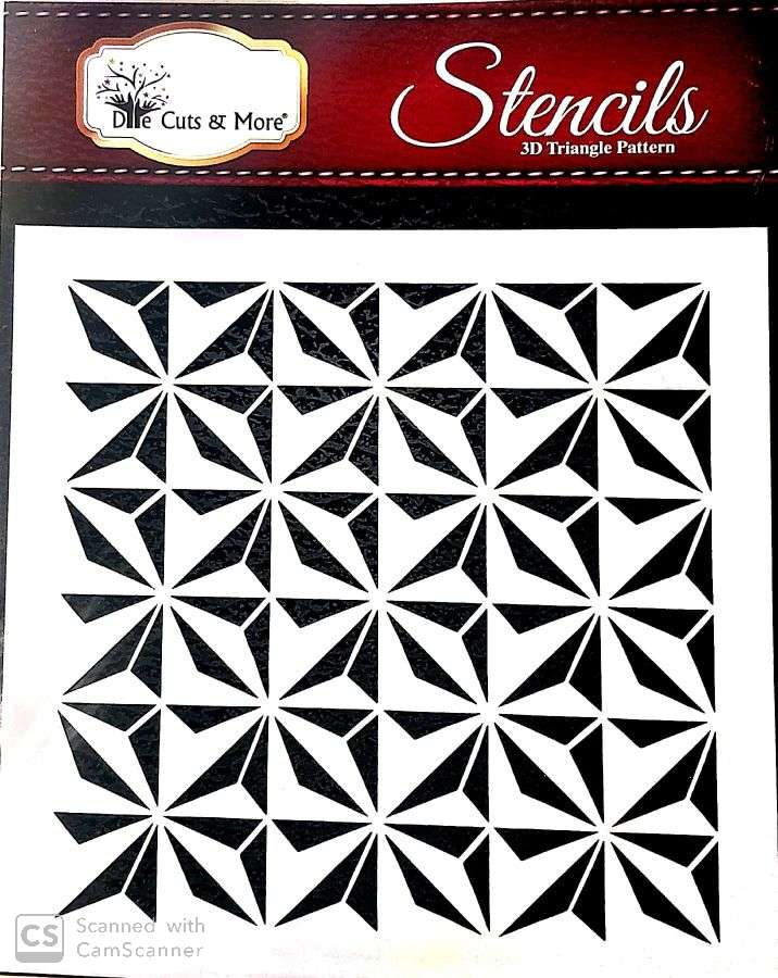 3D TRIANGLE PATTERN - Die Cuts & More