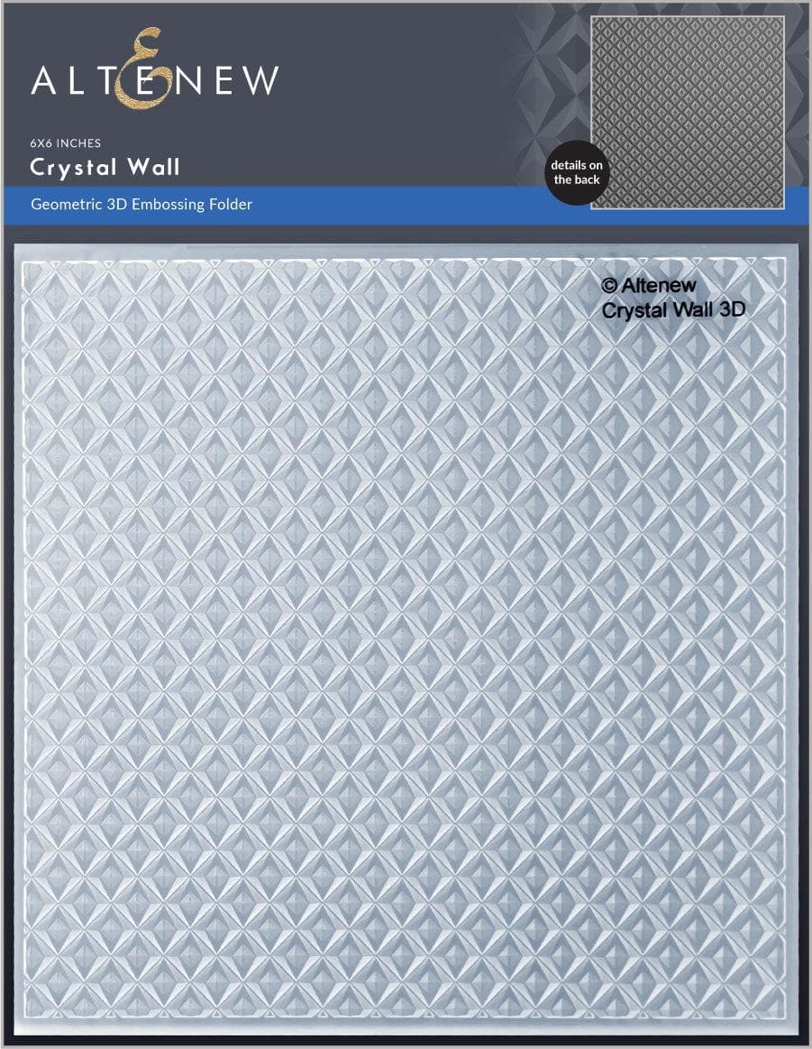 CRYSTAL WALL 3D EMBOSSING FOLDER - Die Cuts & More
