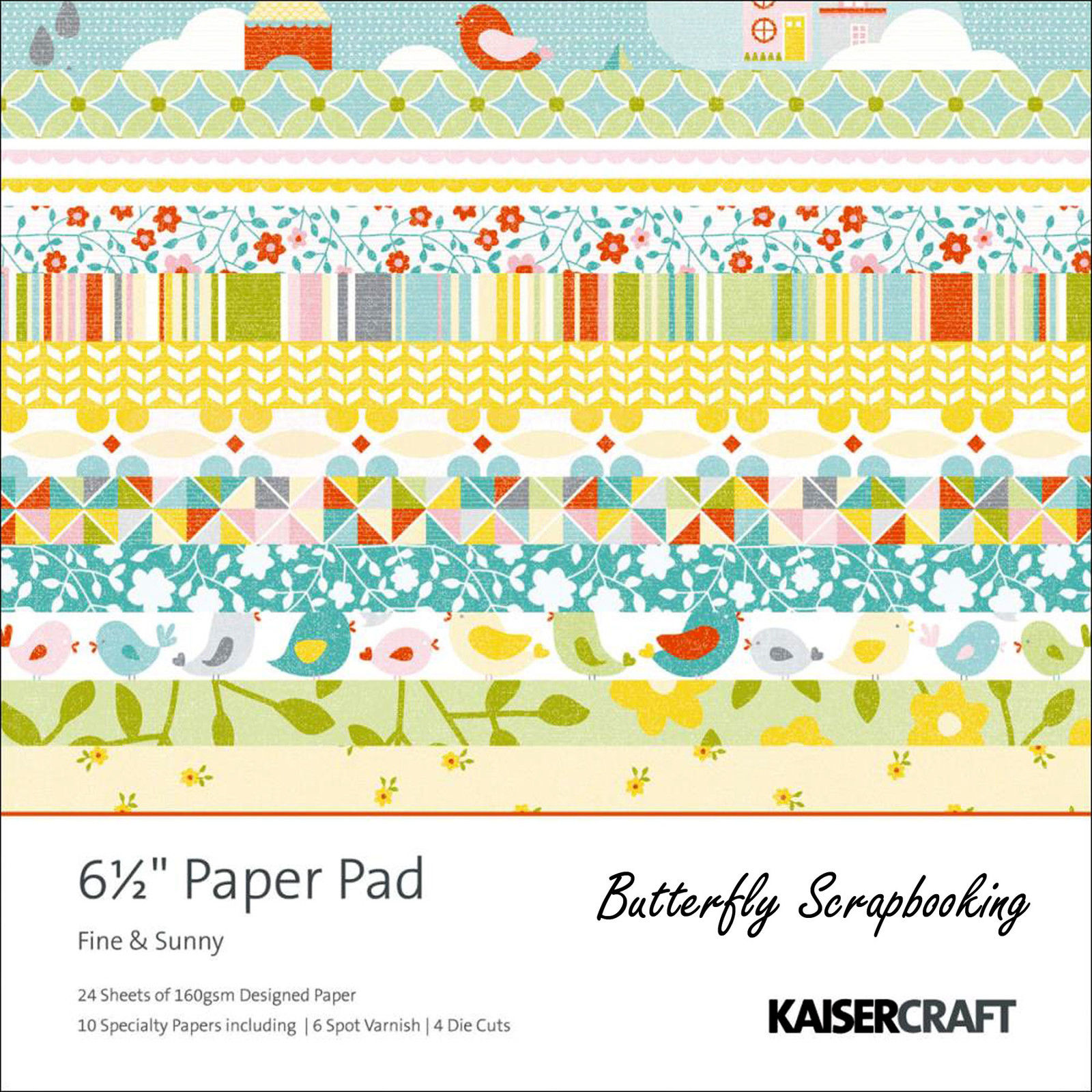 Fine & Sunny Paper Pad - Die Cuts & More