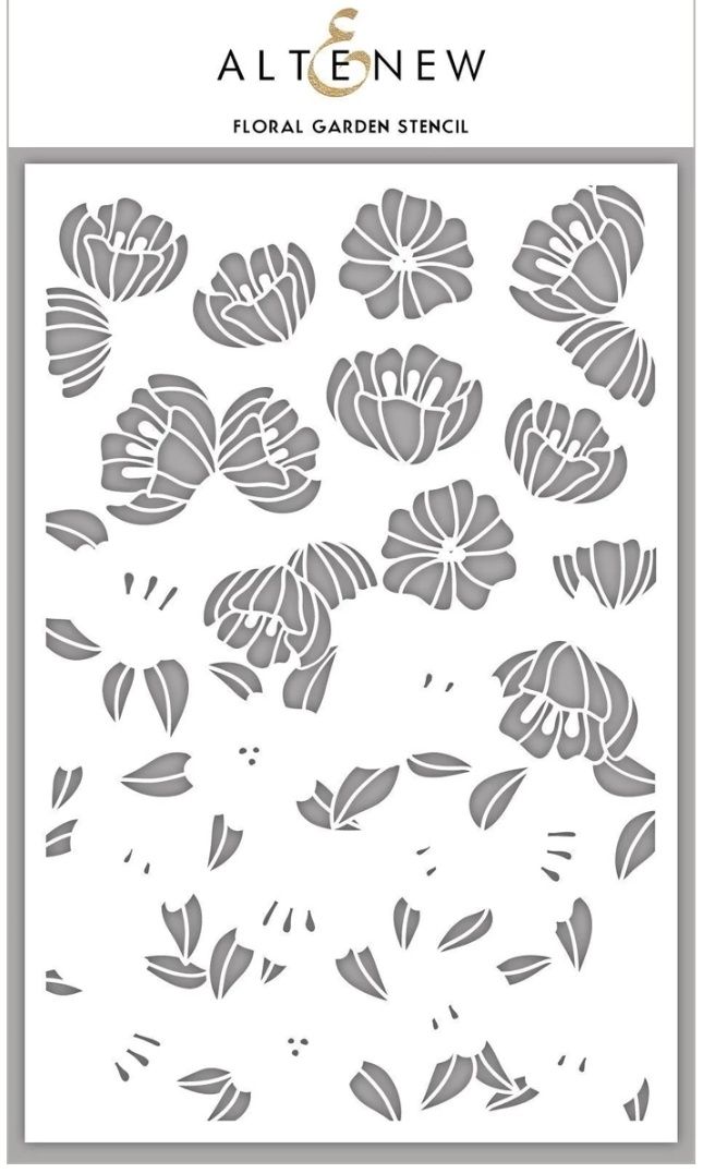 Floral Garden Stencil - Die Cuts & More
