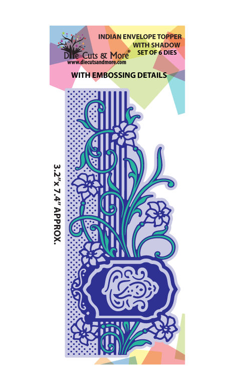 INDIAN ENVELOPE TOPPER WITH SHADOW - Die Cuts & More